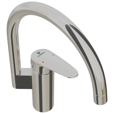 COBRA RECESS KITCHEN MIXER C-SPOUT PT | Lixil Africa