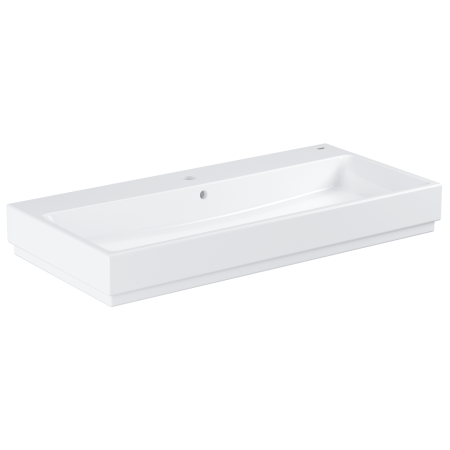 Grohe - Cube Ceramic Countertop Basin w/ Overflow 1000x490mm White ...