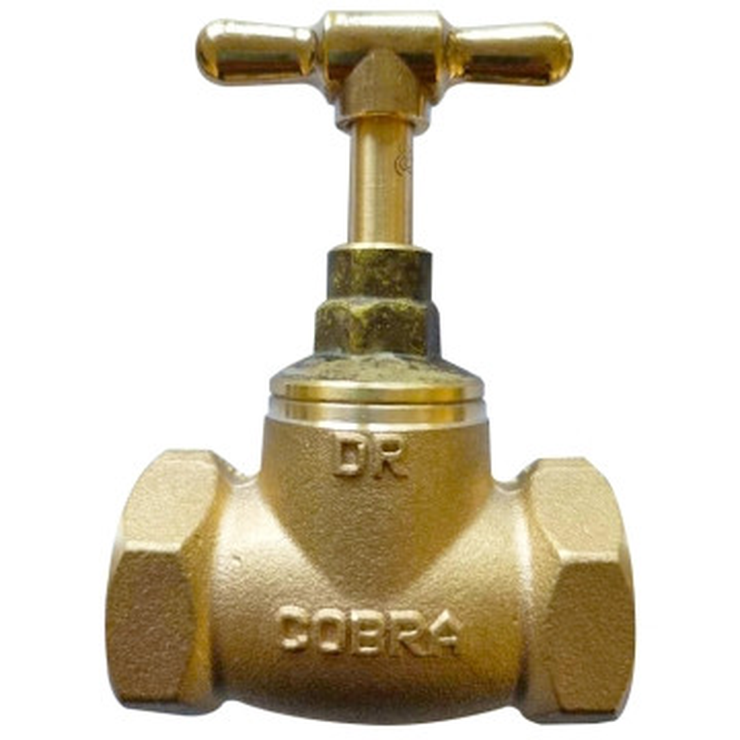 Cobra - Standard Brass - Tap & Mixer Rough Brass - Stop Tap - Brass ...
