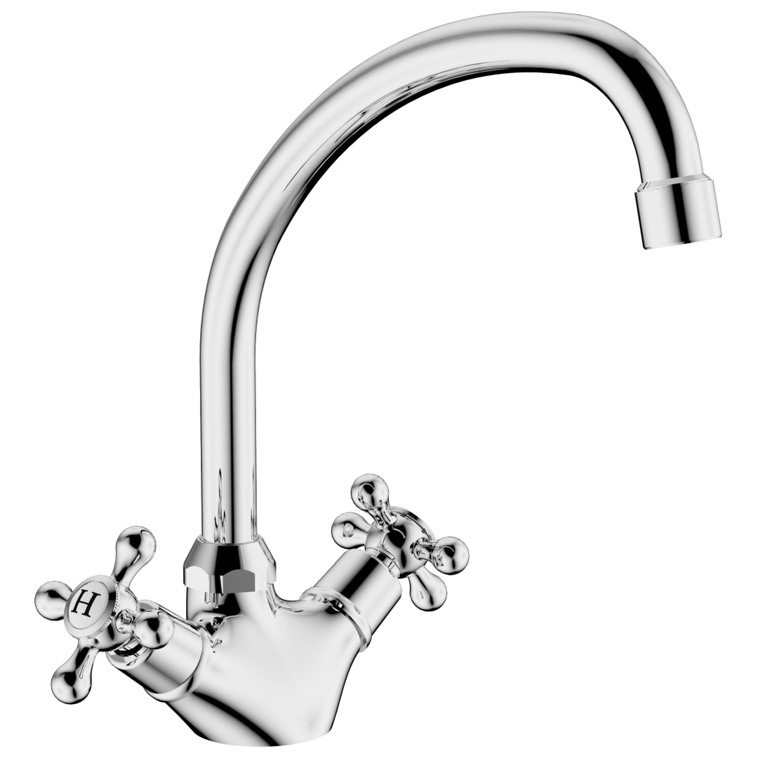 Cobra - Roma - Tap & Mixer Screw Down - Sink Mixer - Chrome | Lixil Africa