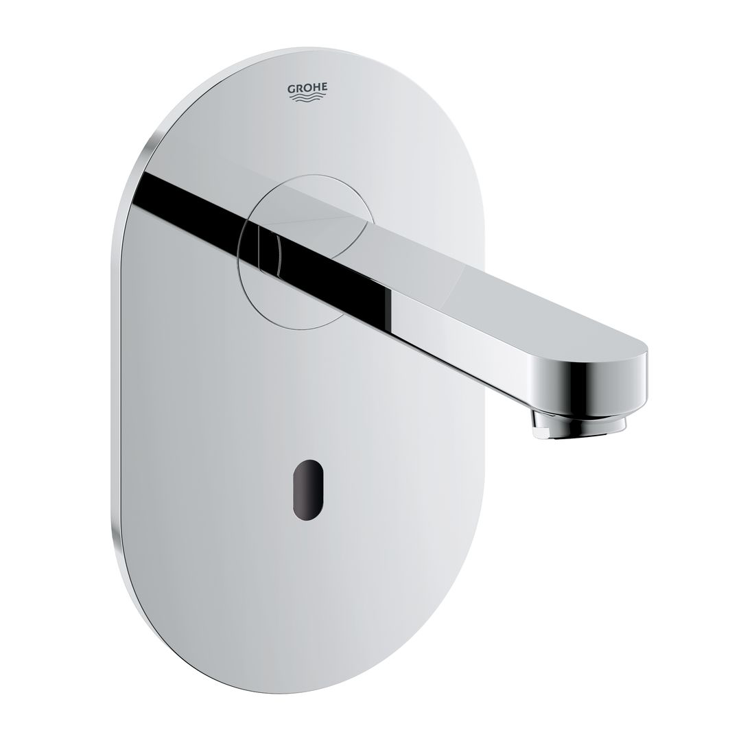 Grohe - Euroeco Cosmo Infra-Red Electronic Wall Basin Tap without ...