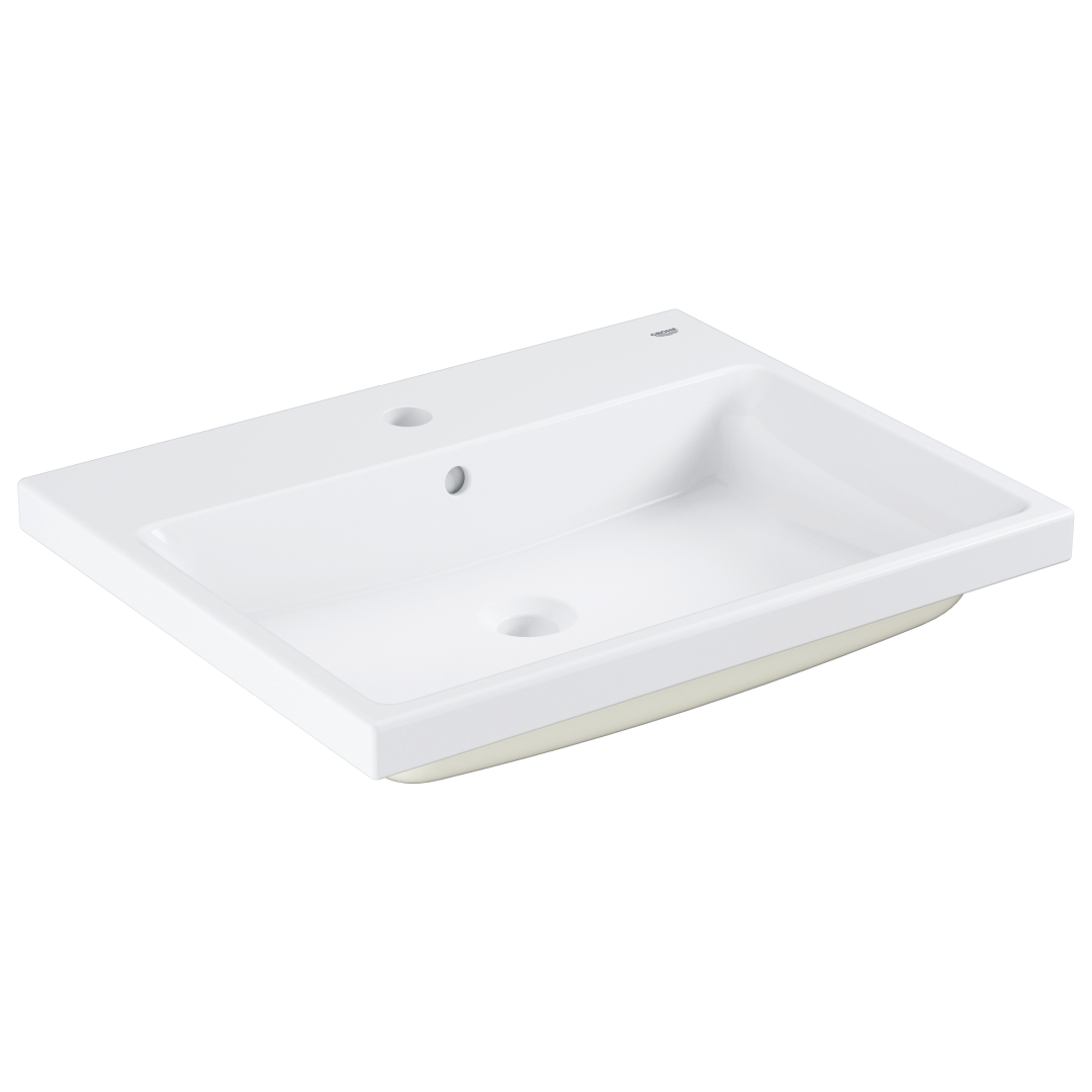 Grohe - Cube Ceramic Built-In Countertop Basin w/ Overflow 605x490mm ...