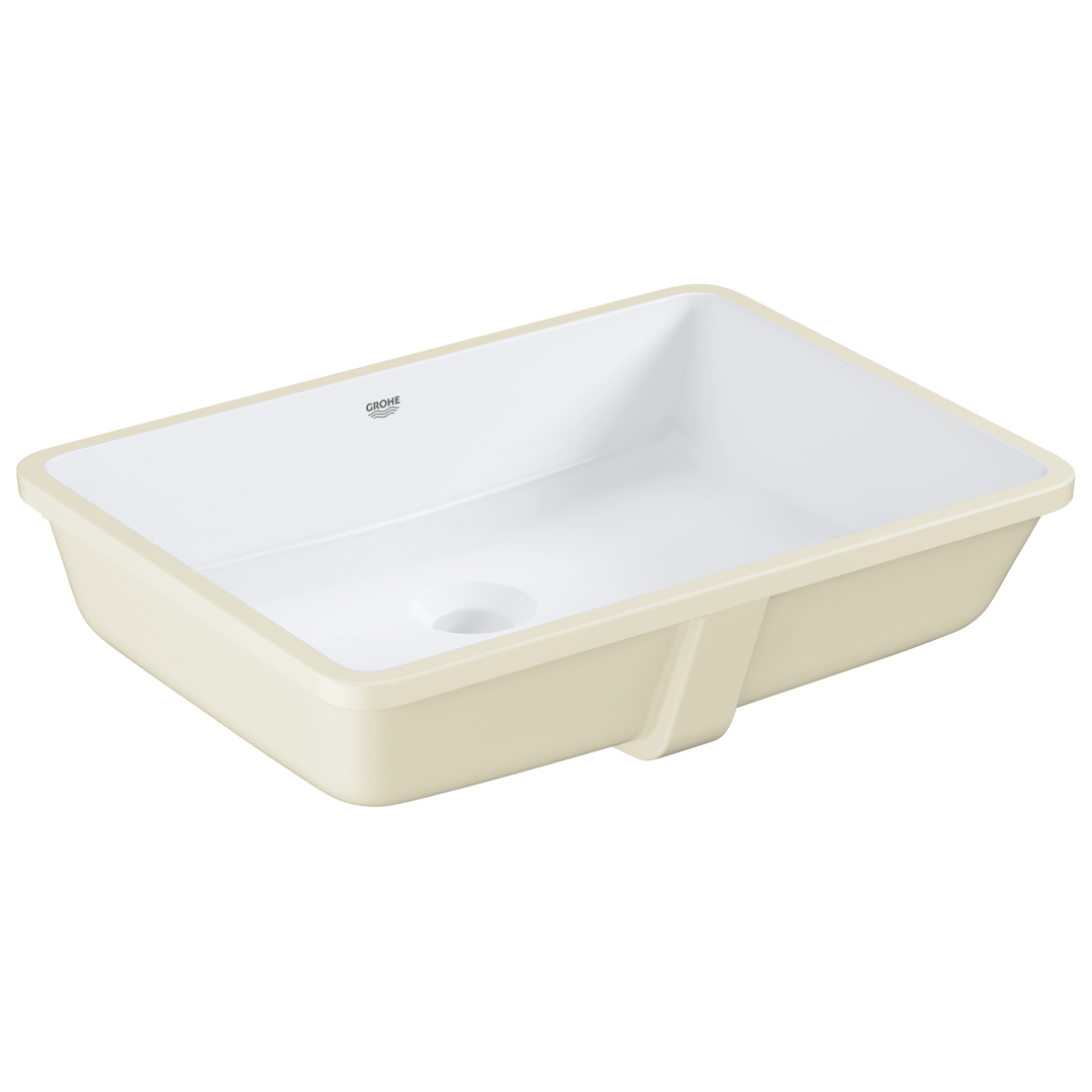 Grohe - Cube Ceramic Underslung Basin w/ Overflow 492x370mm White ...
