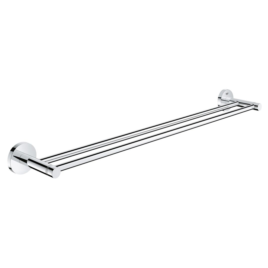 Grohe - Essentials Double Towel Rail 600mm Chrome | Lixil Africa