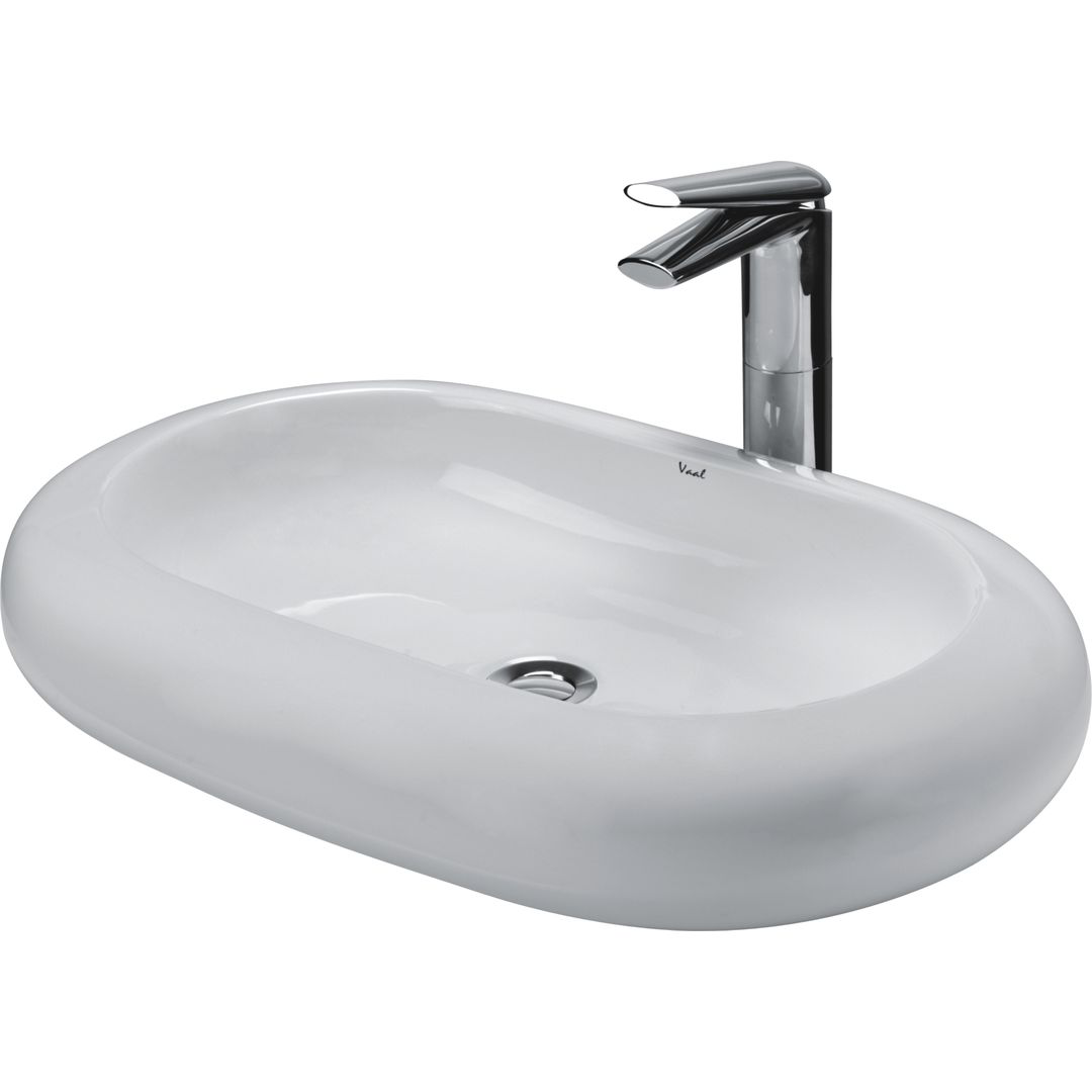Vaal - Perla - Basins - Countertop - White | Lixil Africa