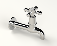 Cobra Roma Original Light Pattern Extended Bib Tap 15mm Chrome | Lixil ...