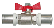 Cobra Crimp Ball Valve+Butterfly Handle 20 Triple O-Ring | Lixil Africa