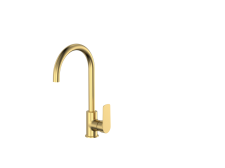 Cobra Seine Sink Mixer Pillar Type Brushed Gold | Lixil Africa