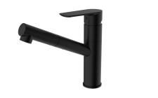 Cobra Seine Sink Mixer Pillar Type Pull-Out Matte Black | Lixil Africa