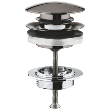 Grohe - Pop-Up Basin Waste with Push-Open Cover Hard Graphite | Lixil ...